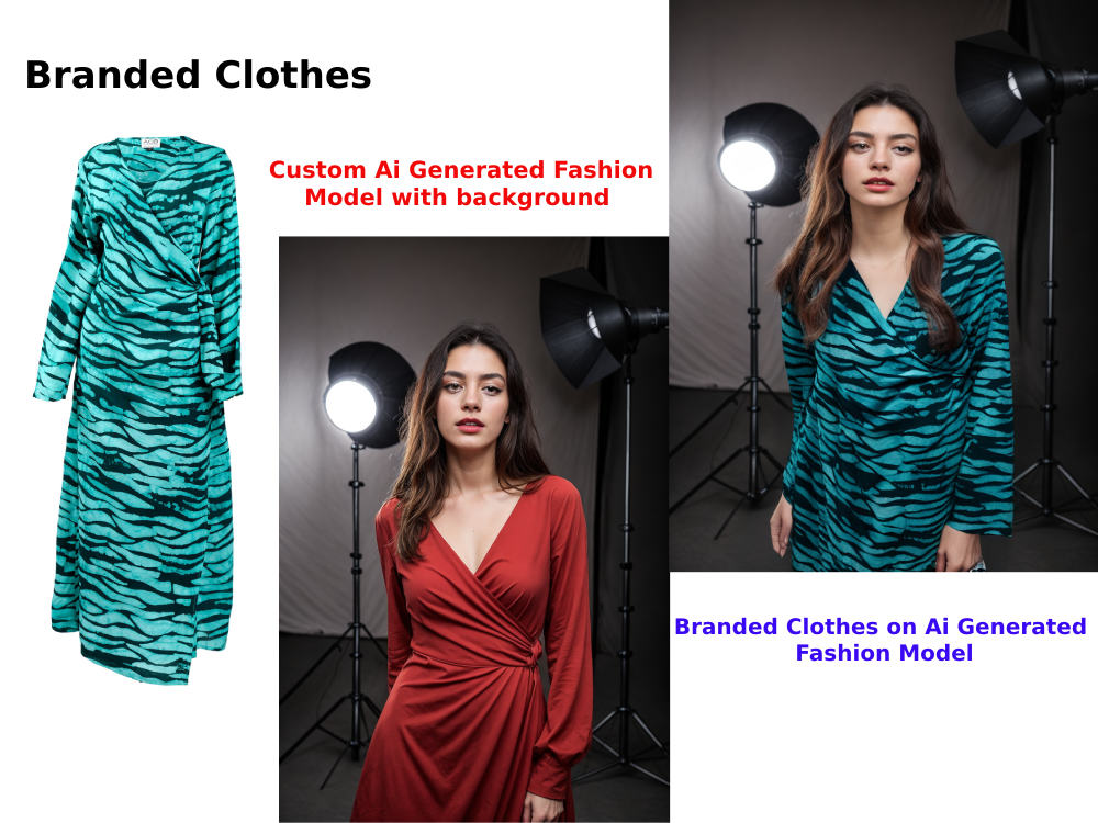 Branded clothes on ai generated fashion models as virtual try on | Upwork