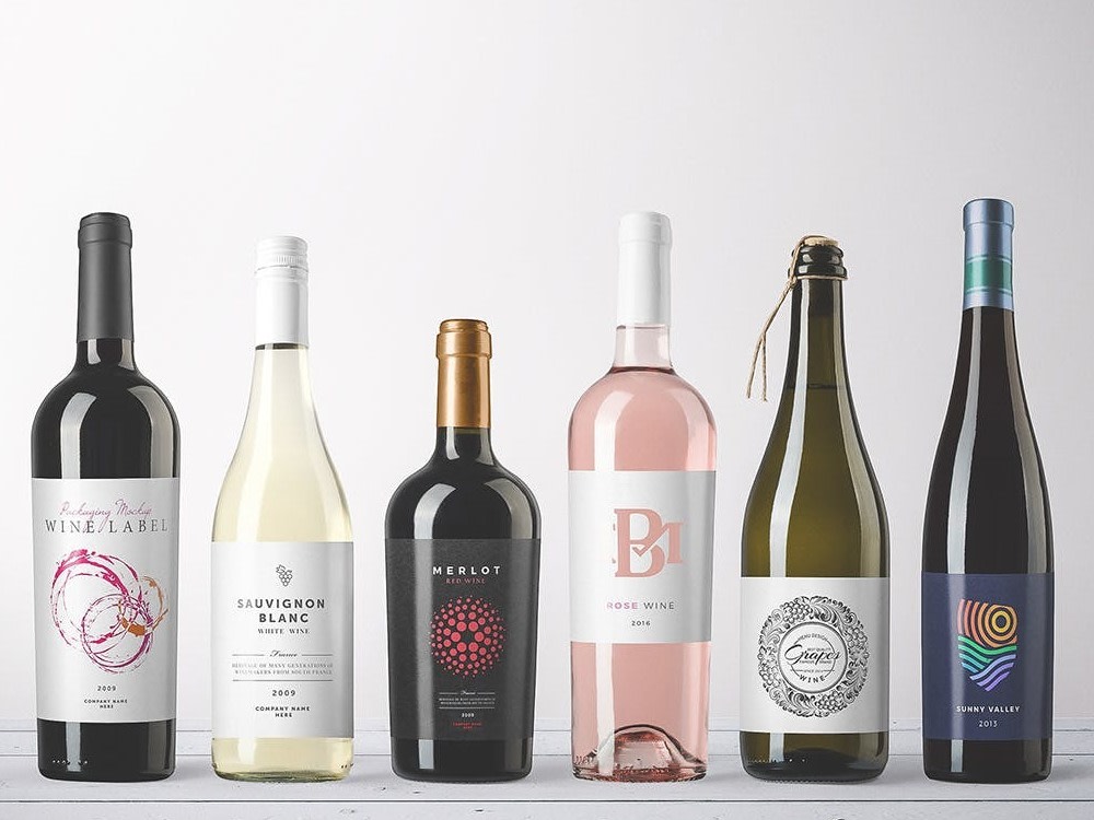 Awsome Wine Bottles Design | Upwork