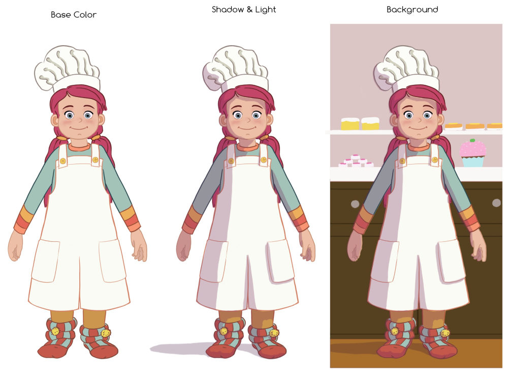 A 2D cartoon character design that is clean and dynamic! | Upwork