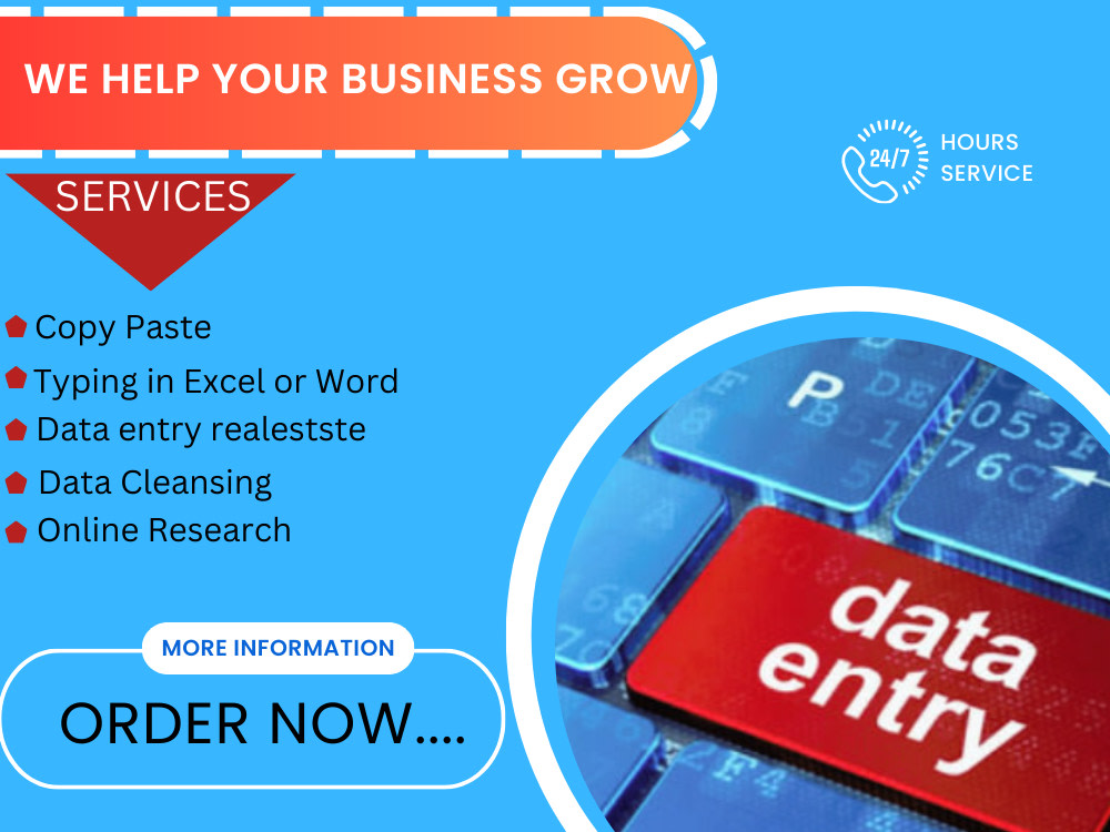 Accurate data entry, typing, and copy-paste job | Upwork