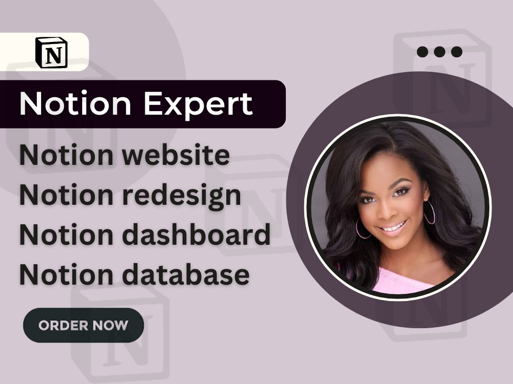 Notion website notion setup notion workflow notion redesign | Upwork