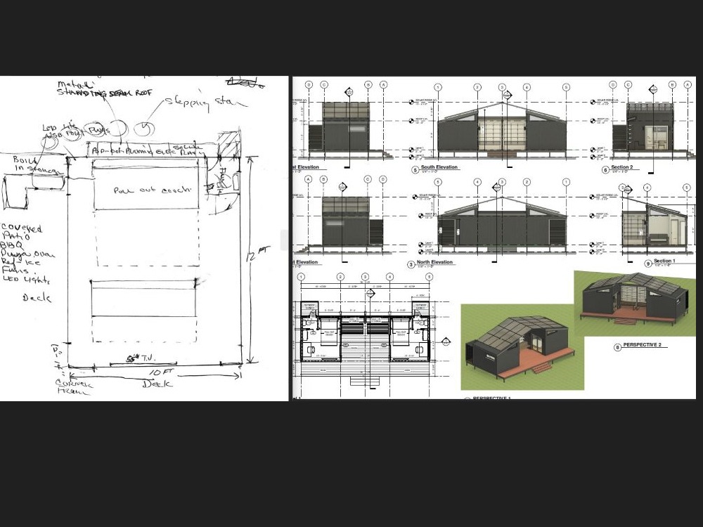 Sketch to Revit concept Design | Upwork