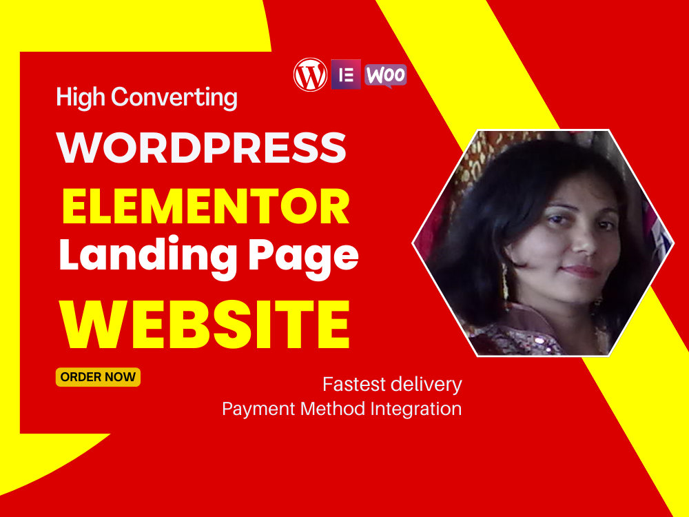 A responsive wordpress landing page, modern elementor landing page | Upwork