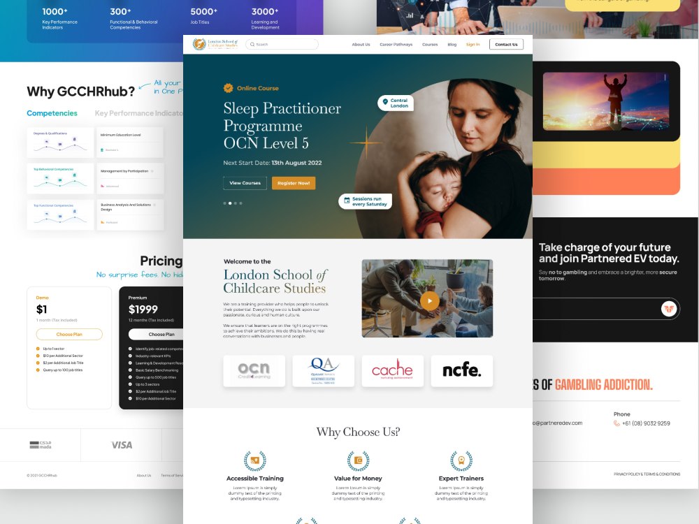 A CRO focused landing page design | Upwork