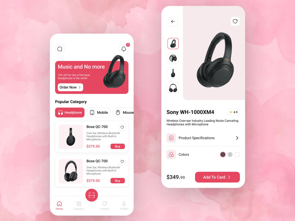 A fantastic Mobile UI Designs | Upwork