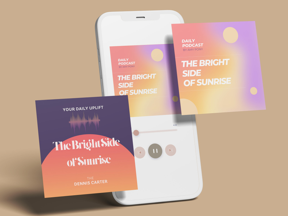 A Canva Podcast Cover Art Template | Upwork