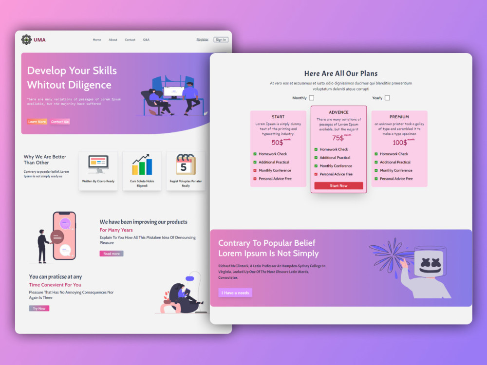A Figma, PSD, XD, Ai, Sketch to Responsive HTML CSS, BOOTSTRAP , JS | Upwork