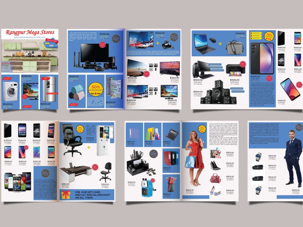 Modern and Professional product catalogs, magazines and brochures ...