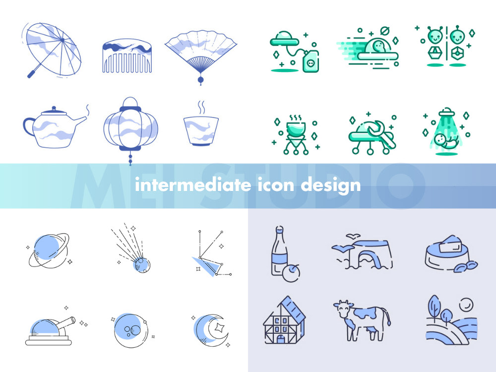 Unique vector icon designs | Upwork