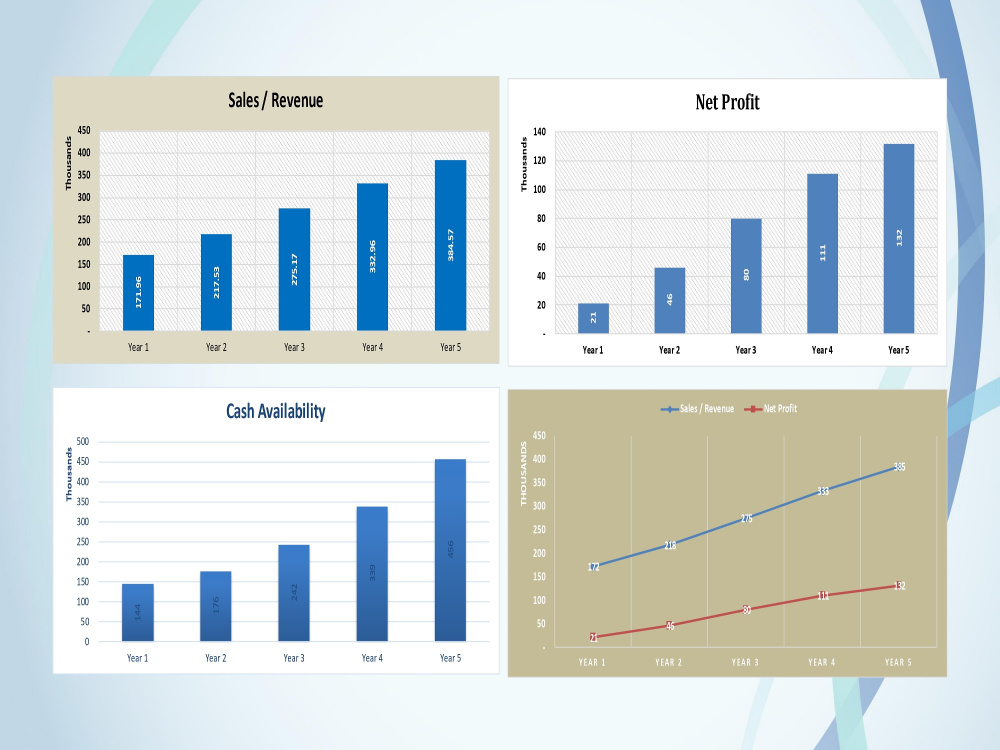3 Statement Financial Model with Graph & Charts | Upwork