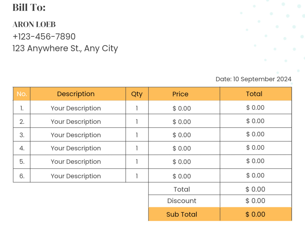 Invoice and receipt designs | Upwork