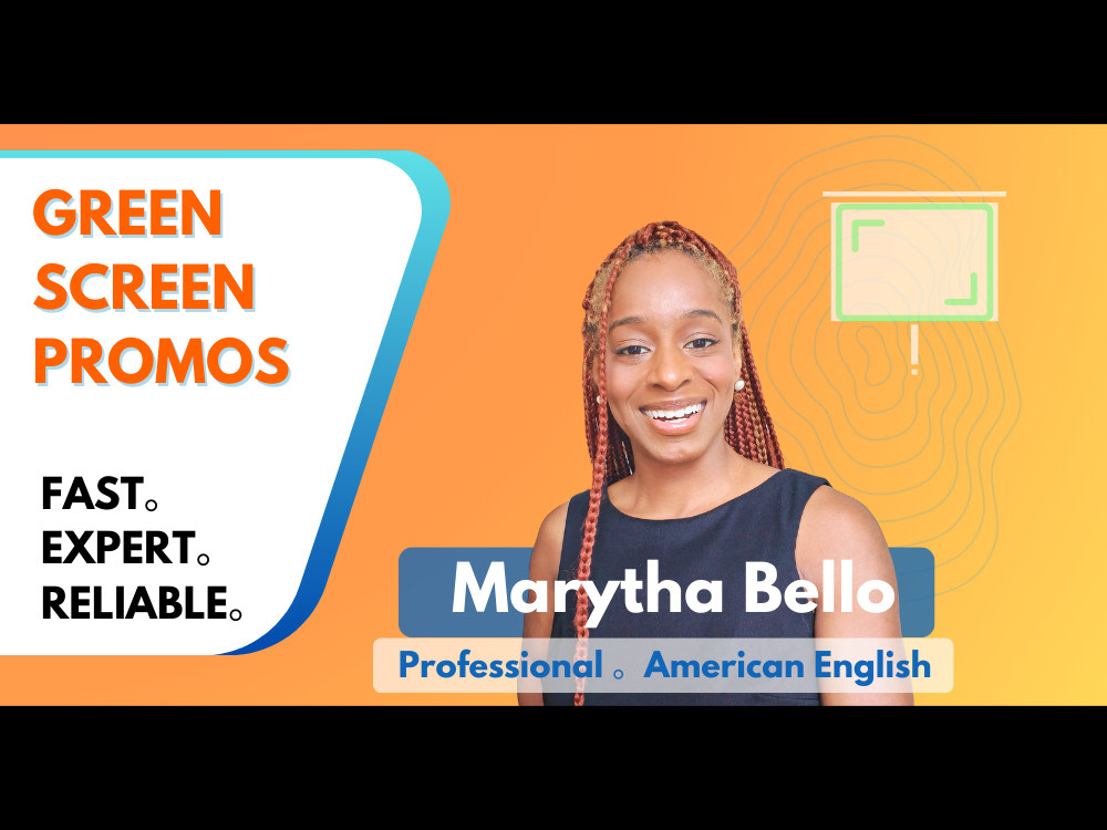 A pixel Perfect Green Screen Video for your Ads or Online course. | Upwork