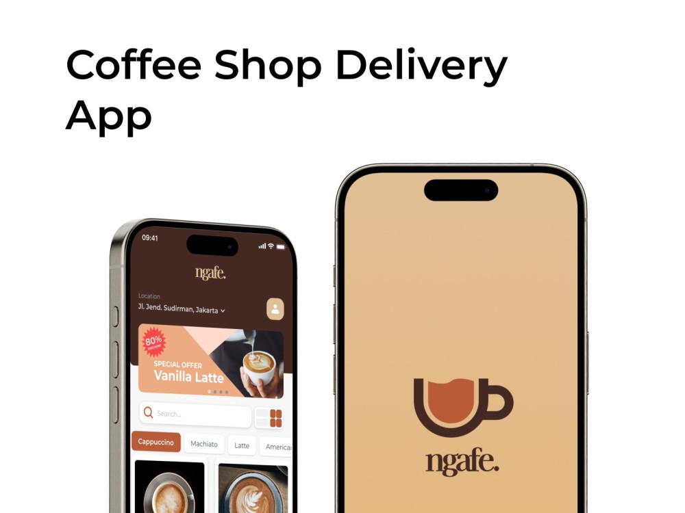 Coffee Shop Delivery Mobile App Design | Upwork