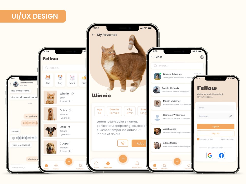 Creative mobile or web app UI UX design with Figma | Upwork