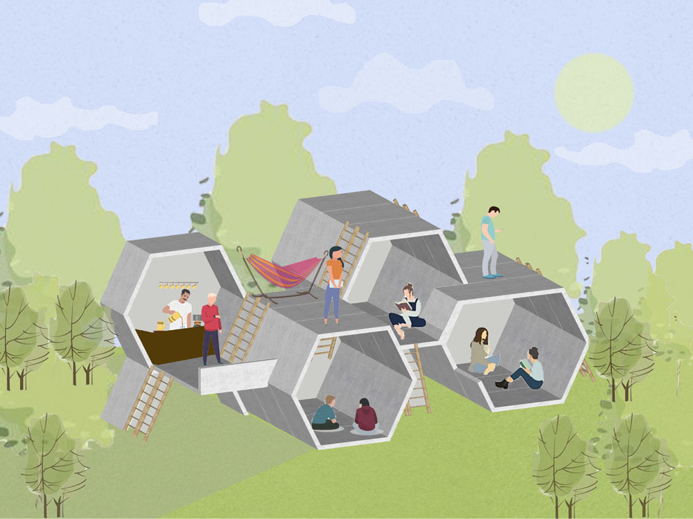 Architectural plans, elevation, sections render in photoshop | Upwork