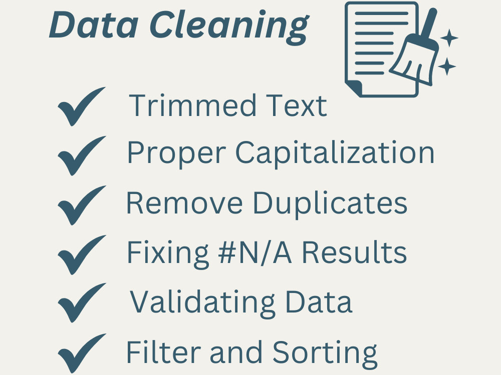 Professional Excel & Google setups, accurate typing, reliable data ...