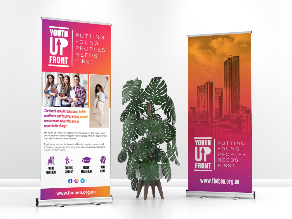 Retractable, Roll up, Pull up banner design for Trade Show Exhibits ...