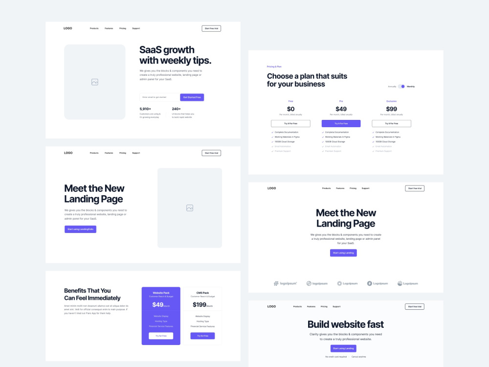 Wireframe Website UI/UX Design in Figma | Upwork
