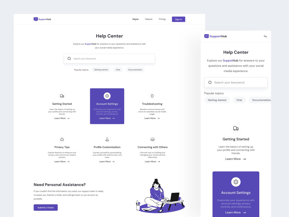 Landing page UI design | Upwork