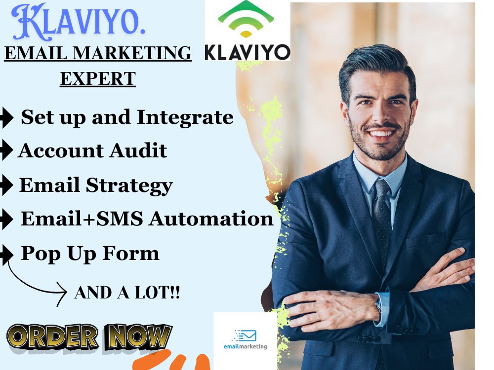 Setup ecommerce email marketing flows in klaviyo | Upwork Setup ecommerce email marketing flows in klaviyo | Upwork