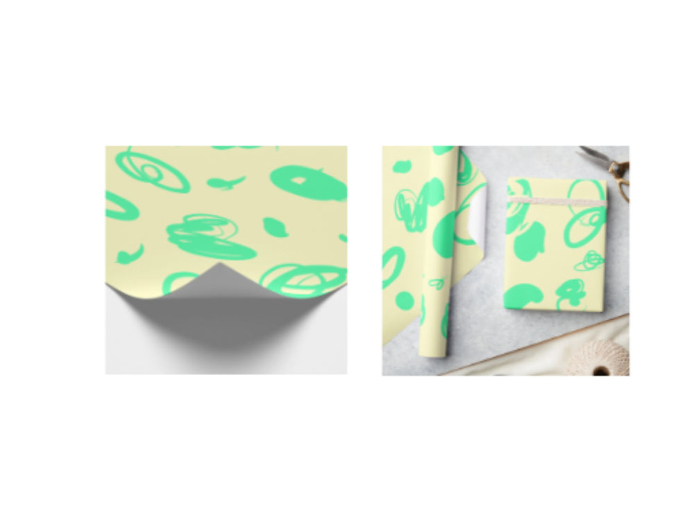 A custom wrapping paper illustration | Upwork