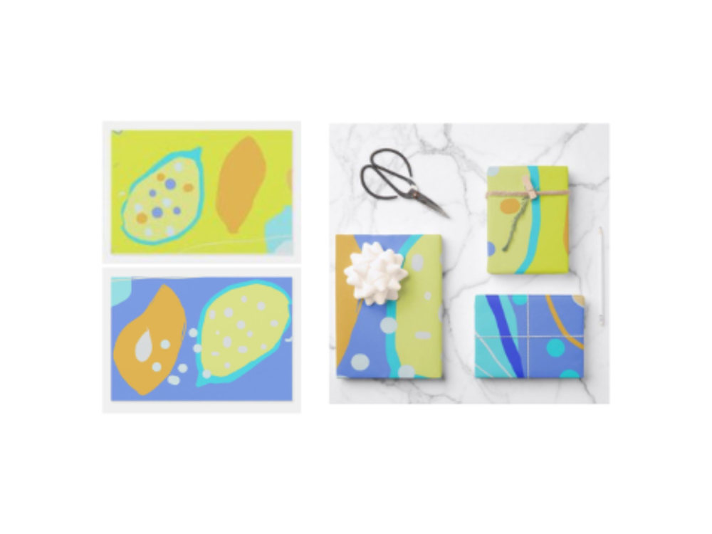 A custom wrapping paper illustration | Upwork