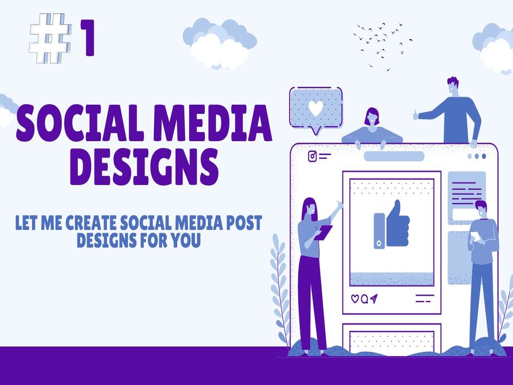 Social media post designs brand's voice, goals, and target audience | Upwork