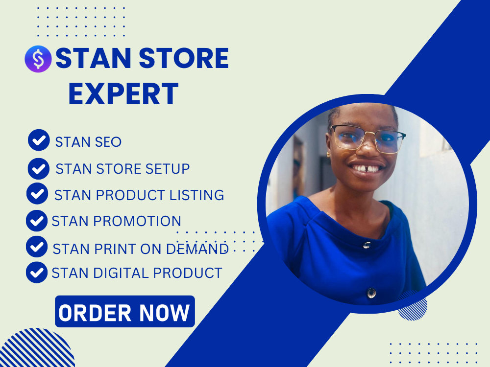 Stan store design, Stan store digital product upload | Upwork