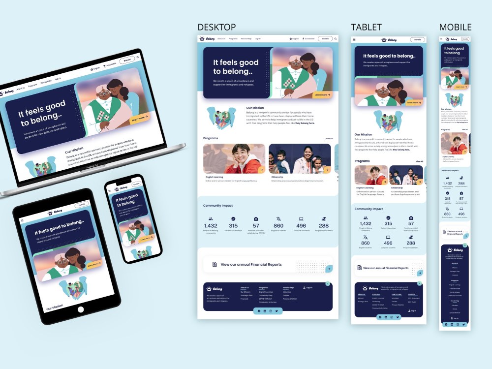 Responsive UI Design in Figma | Landing Page | Website Pages | Upwork