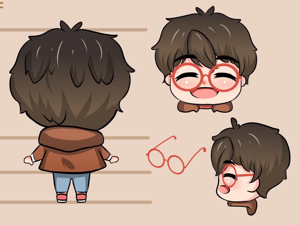 An Anime / Chibi Character Design Illustration | Upwork