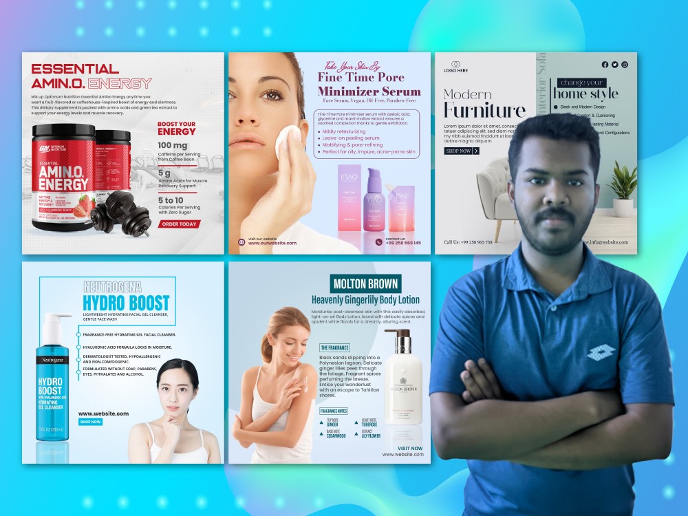 Amazing high-quality social media ads design | Upwork