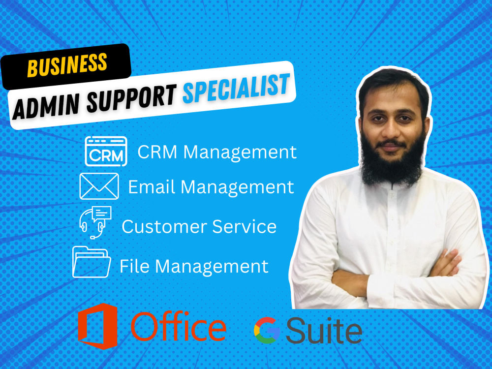 Admin support that boosts your productivity & focus (CRM, Email or web ...
