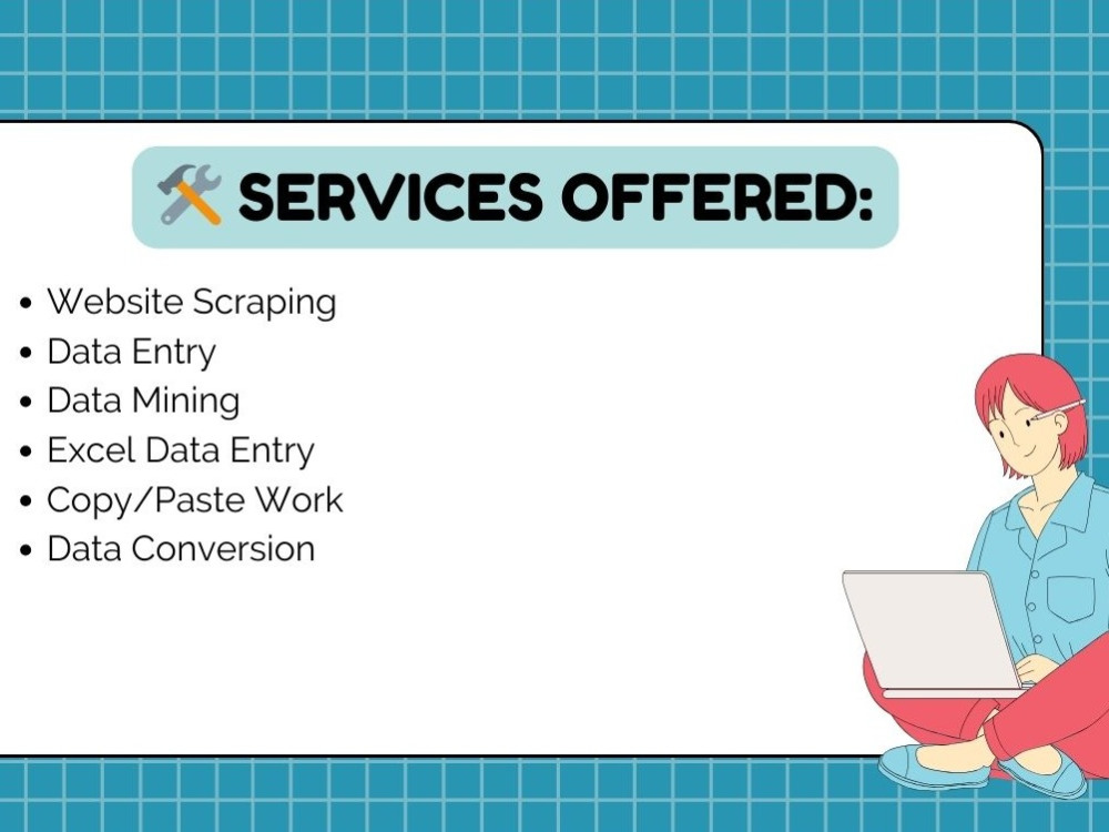 I will handle your data analyst, data entry, and web scraping tasks | Upwork