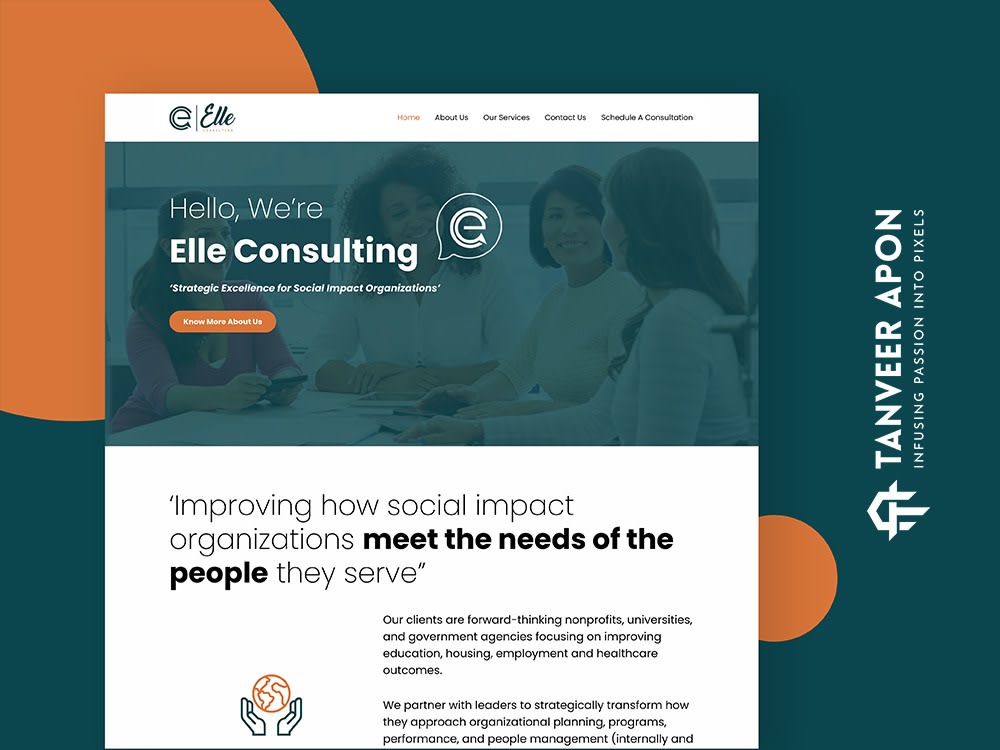 A unique website or landing page design | Upwork