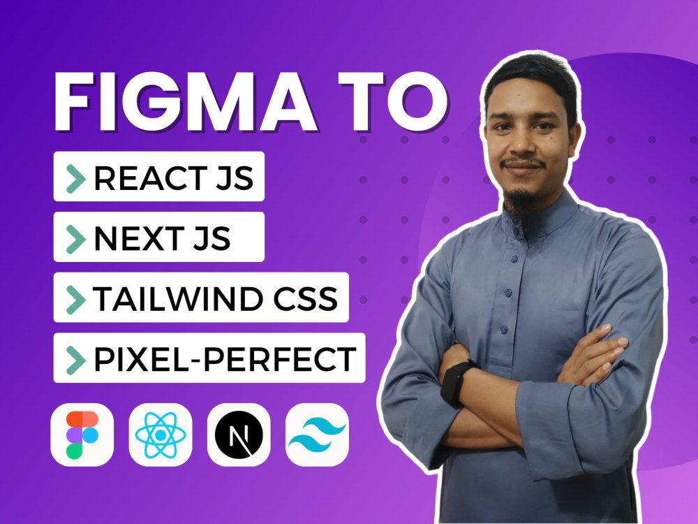 Convert Figma To React Js Figma To Next Js Using Tailwind Css Upwork