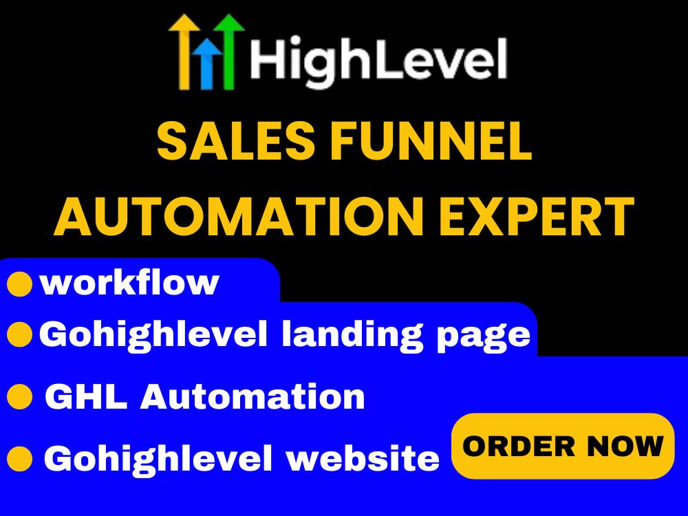 Gohighlevel Landing Page Website Ghl Automation Customization