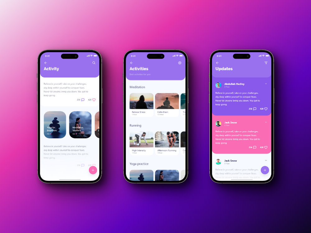 A sleek, cutting-edge Meetup App UI, packed with top features | Upwork