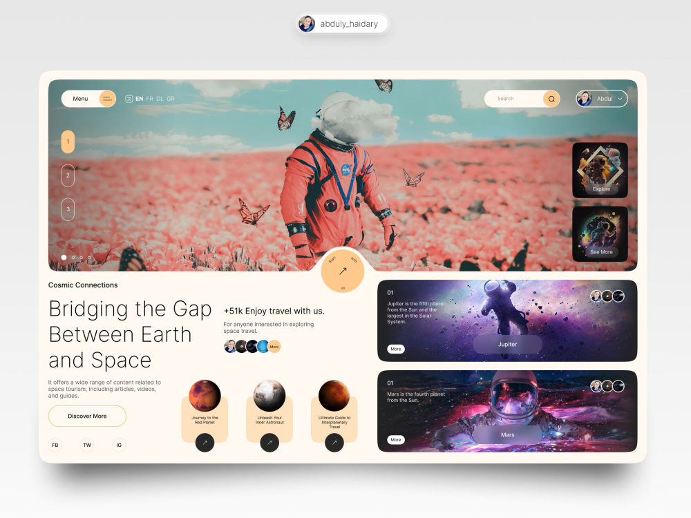 A fantastic website design | Upwork