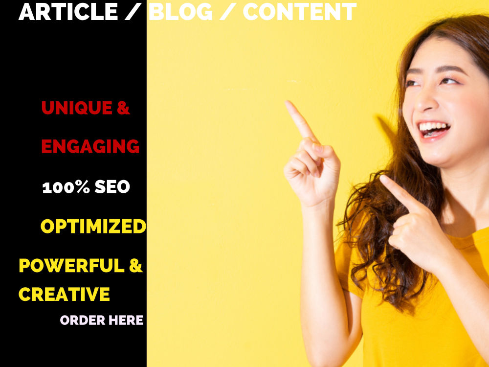 A Unique & IMPRESSIVE Quality Article/Blog/Content - Articles & Blog ...
