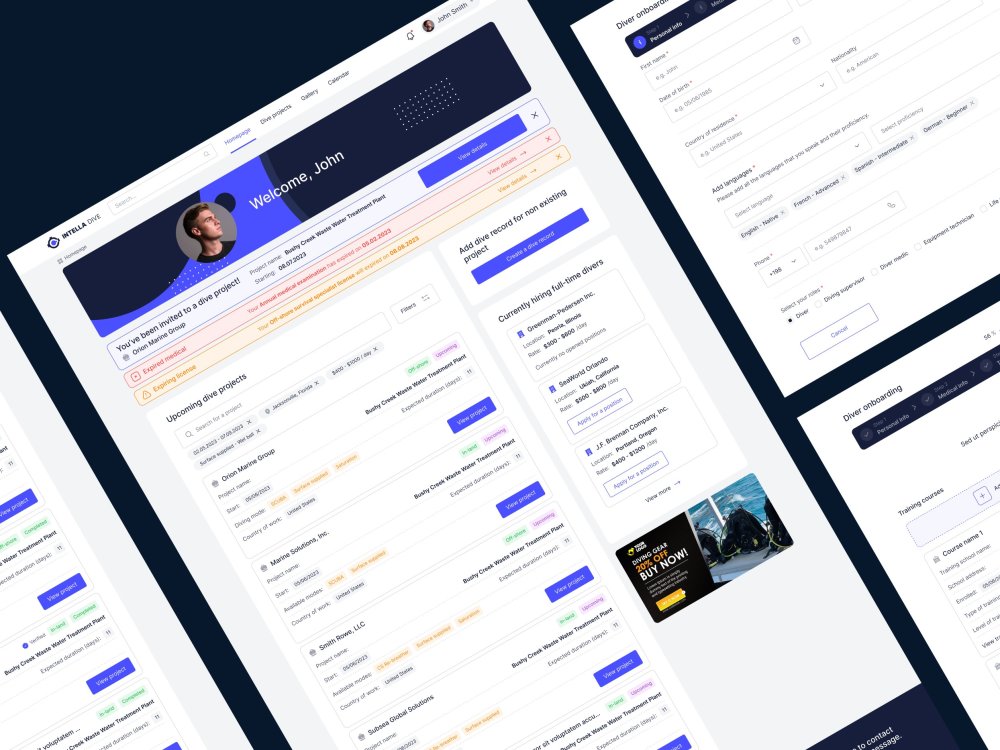 A B2B SaaS application design ( UI / UX app solution ) | Upwork