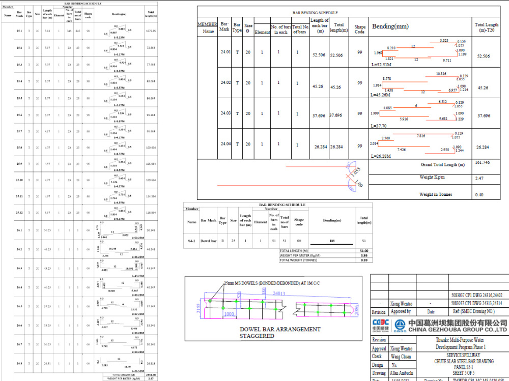 Bar bending schedules & shop drawings for your design/construction ...