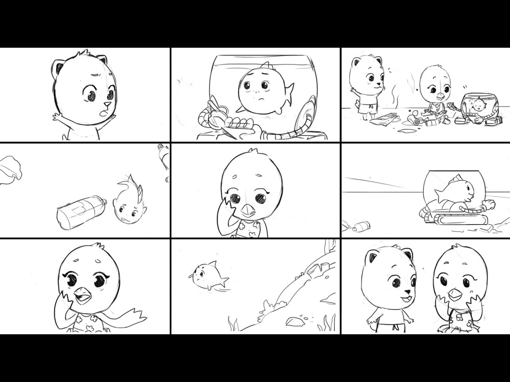 A Professional, High Quality Storyboards for Kids Animation. | Upwork