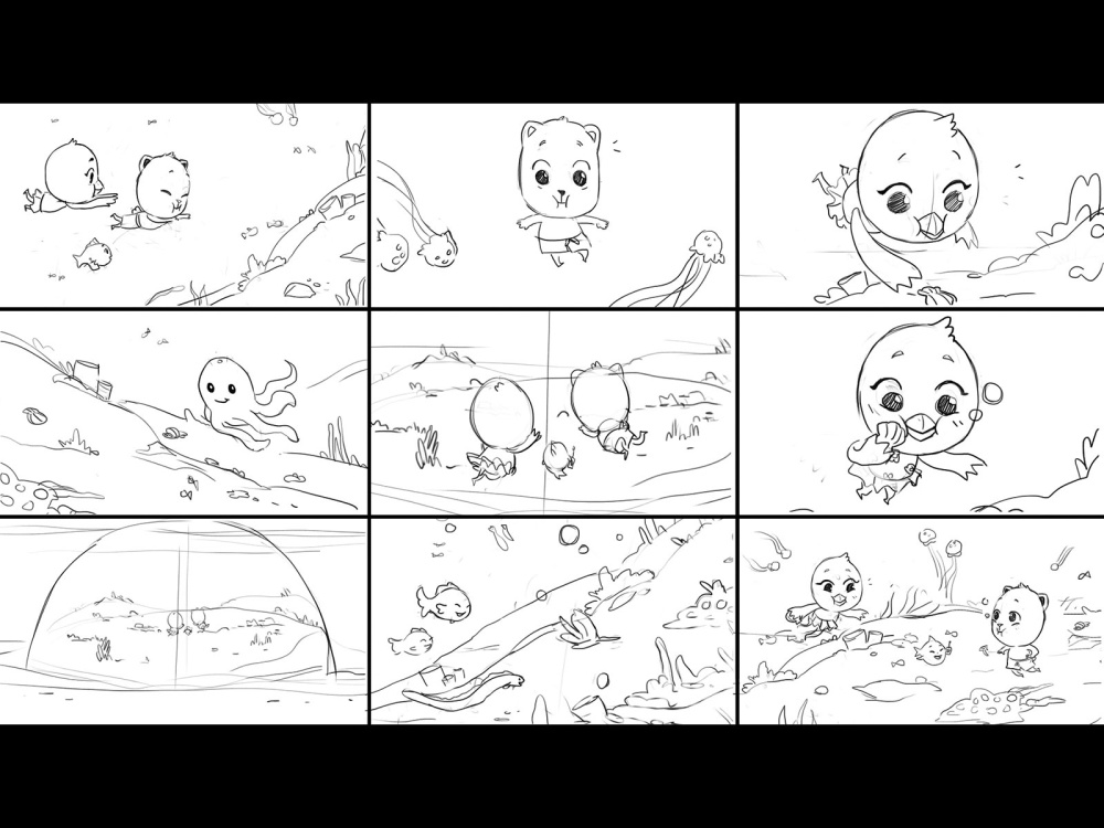 A Professional, High Quality Storyboards for Kids Animation. | Upwork