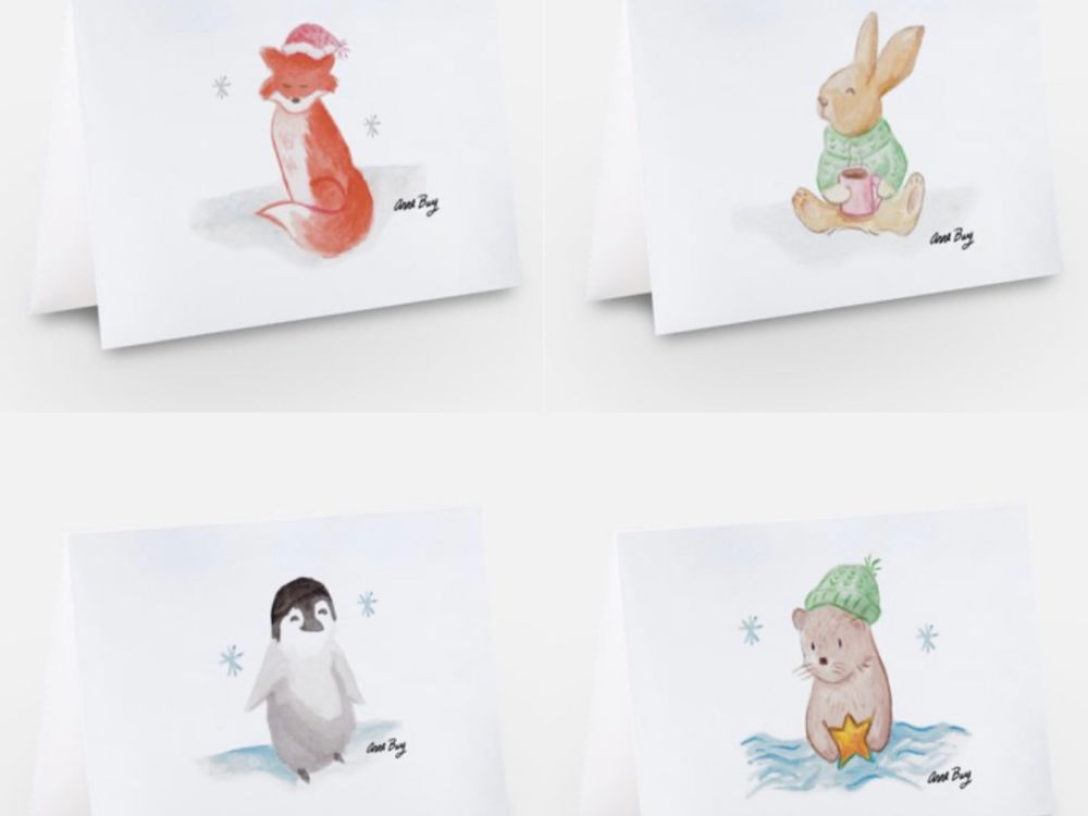 A professional greeting card illustration | Upwork