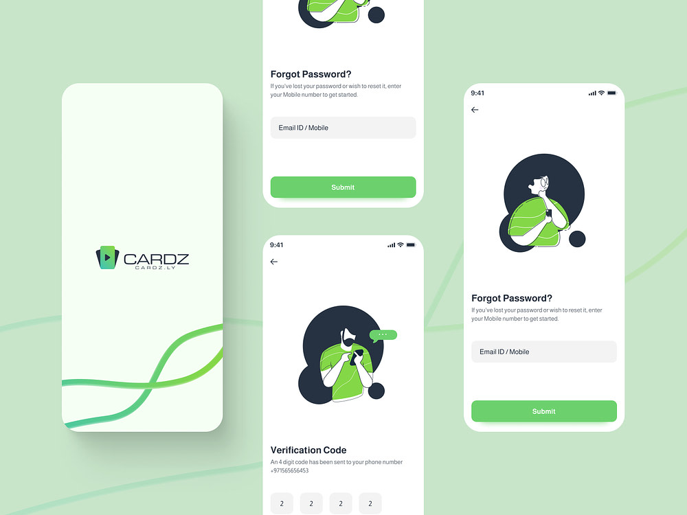 Expertly Crafted Frontend Screens: Welcome, Login/Sign Up, OTP Screens ...
