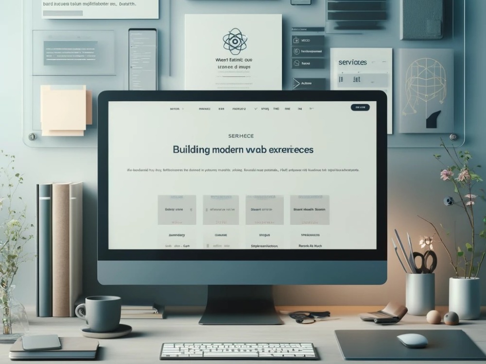 A web site using react | Upwork