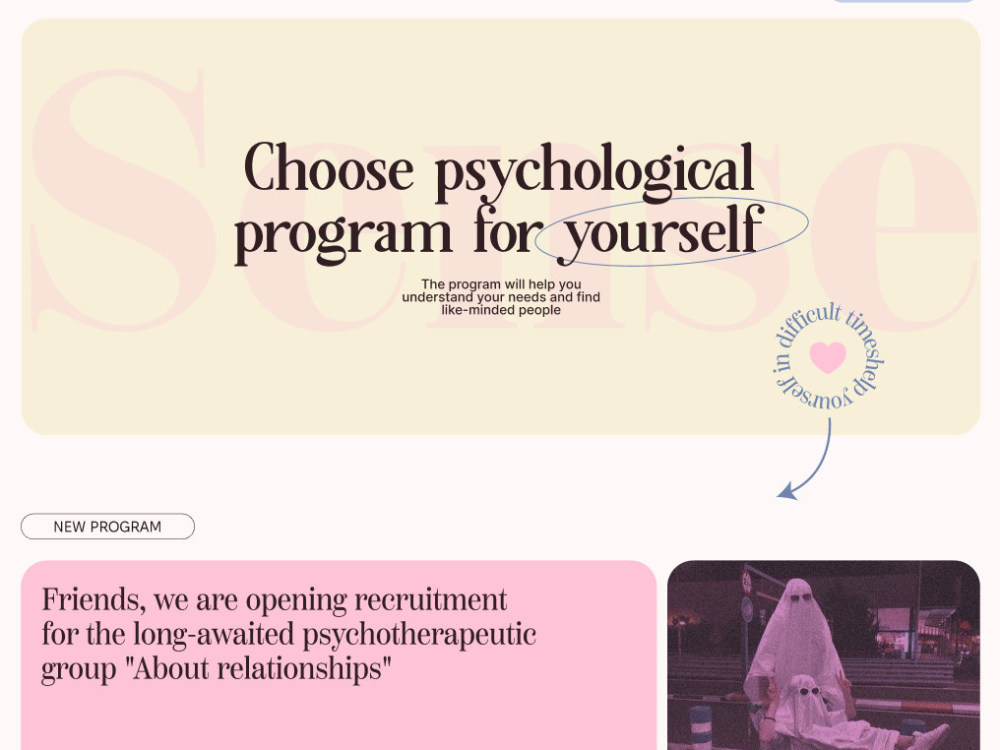 Corporate website for a psychological studio/psychologist | Upwork