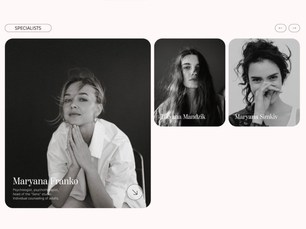 Corporate website for a psychological studio/psychologist | Upwork