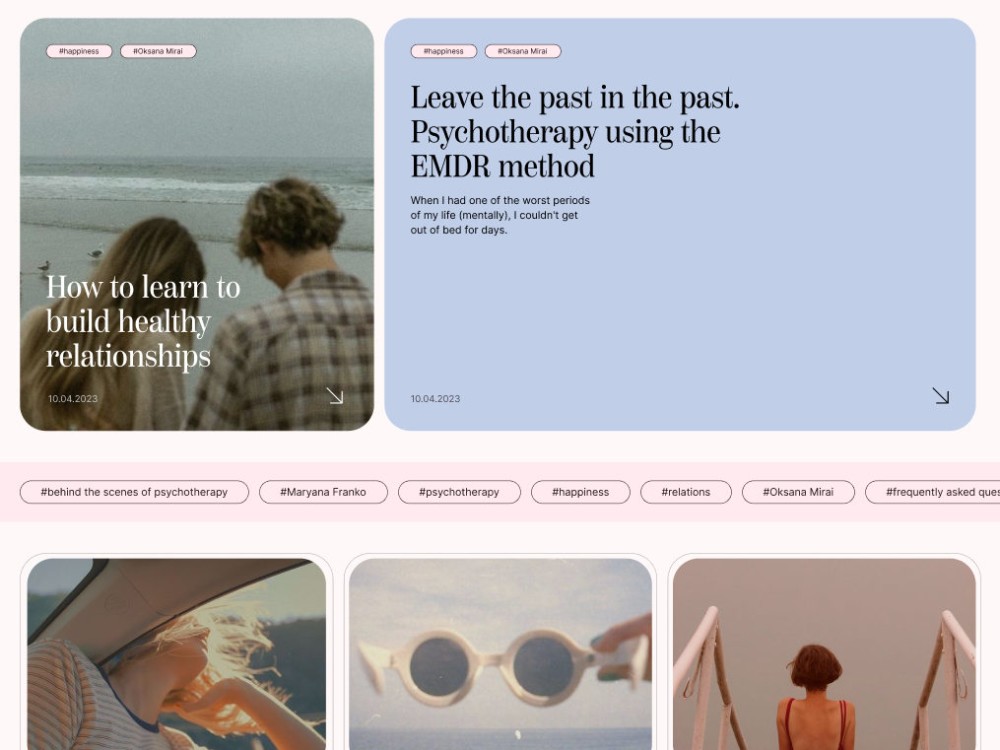 Corporate website for a psychological studio/psychologist | Upwork