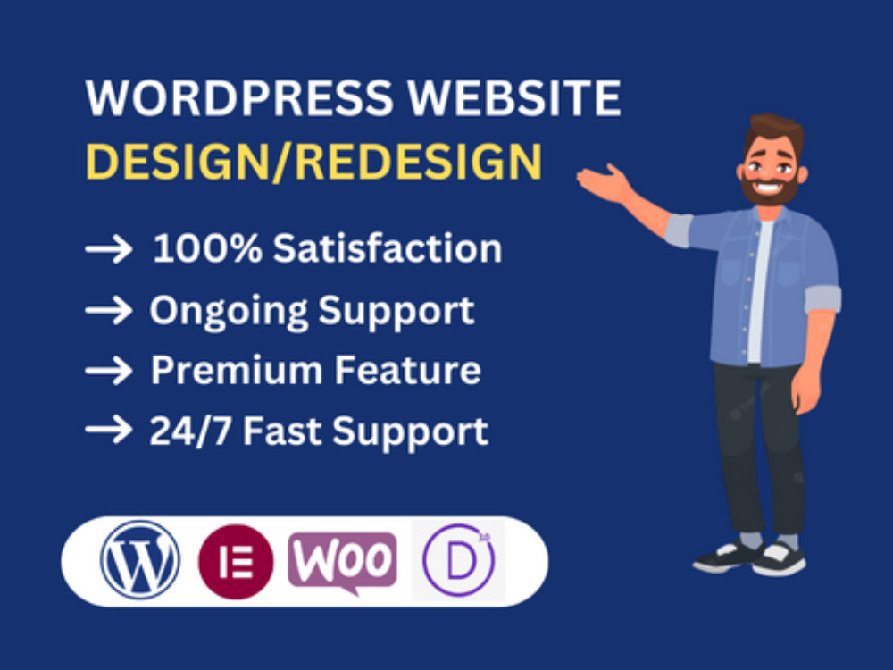 Design, redesign, build, edit, and responsive wordpress website | Upwork